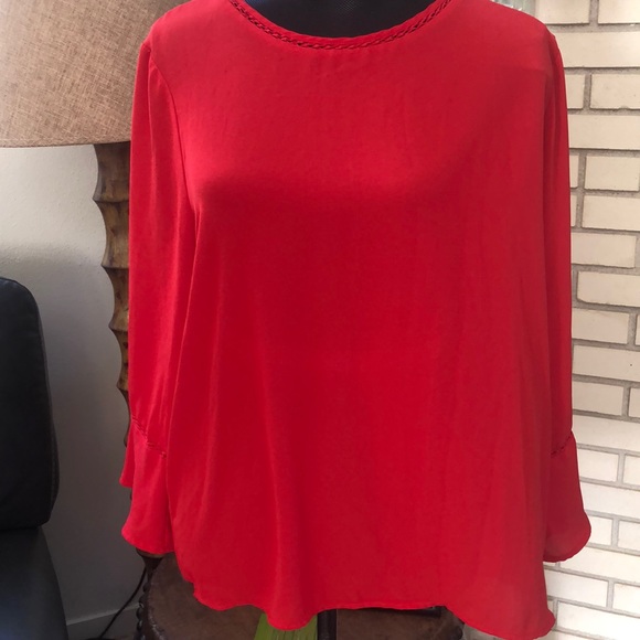 Violet + Claire | Tops | Violet Claire Red Blouse | Poshmark
